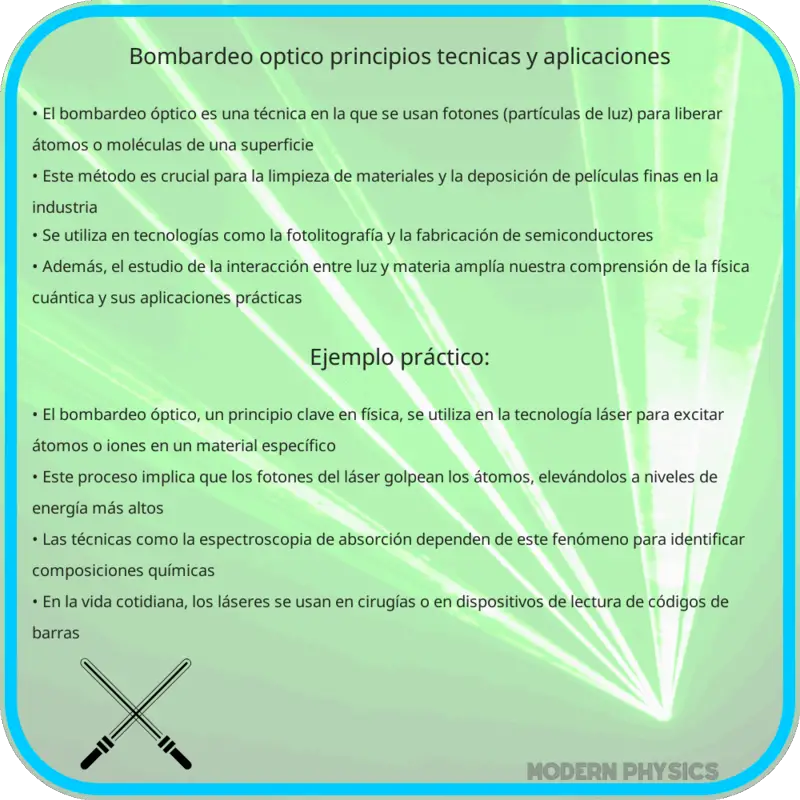 Bombardeo Óptico | Principios, Técnicas y Aplicaciones
