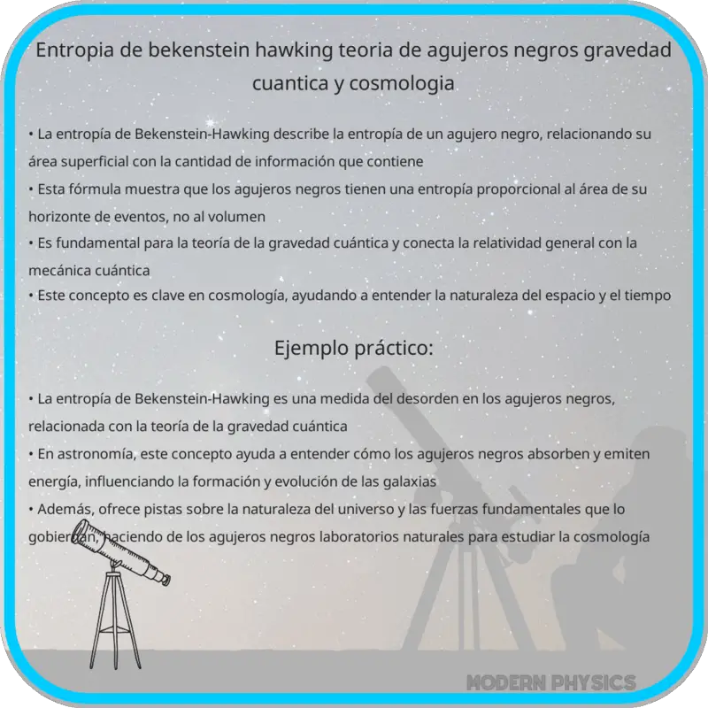 Entropía de Bekenstein-Hawking | Teoría de Agujeros Negros, Gravedad ...