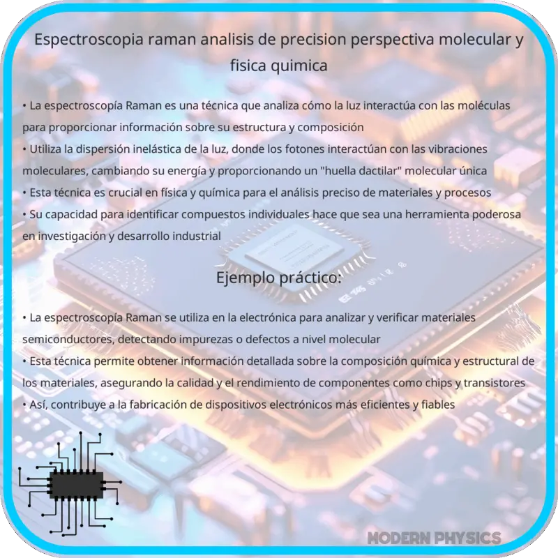 Espectroscopía Raman | Análisis de Precisión, Perspectiva Molecular y ...