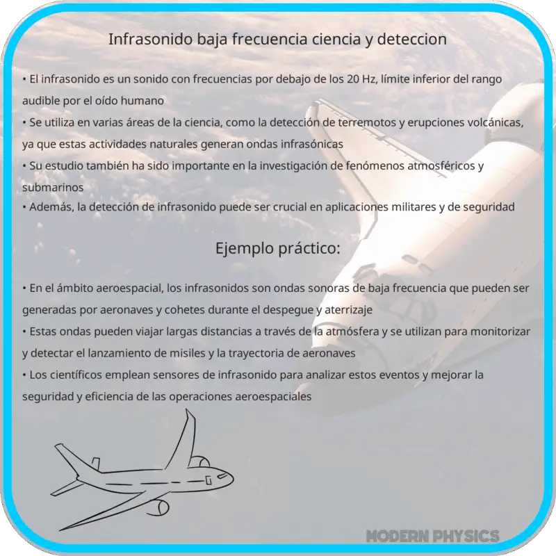 Infrasonido | Baja Frecuencia, Ciencia y Detección