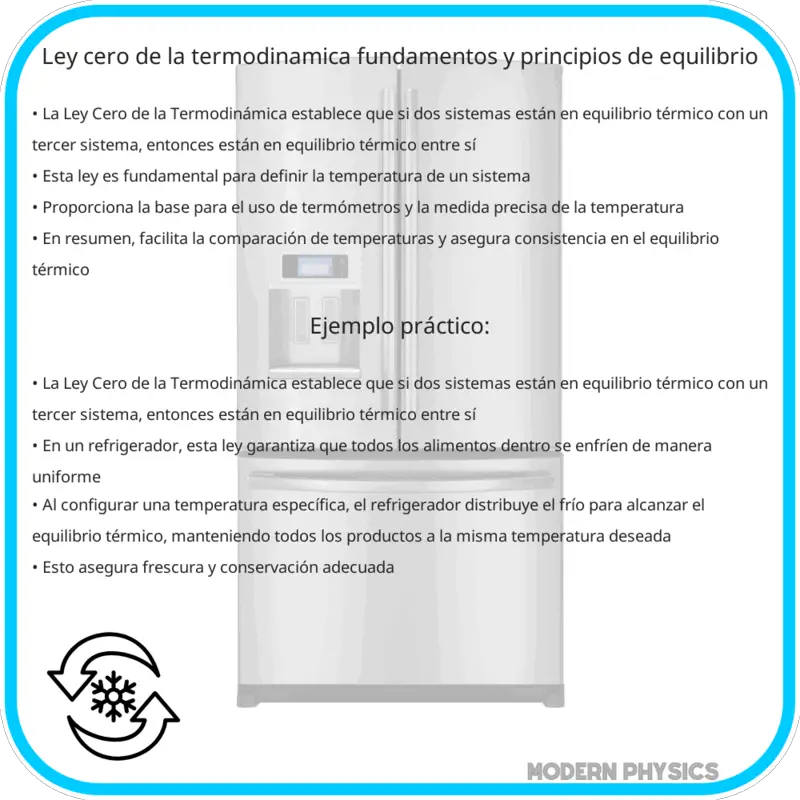 Ley Cero de la Termodinámica | Fundamentos y Principios de Equilibrio