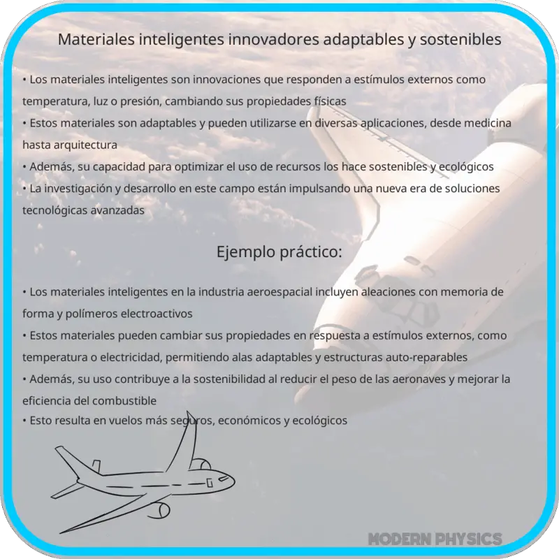 Materiales Inteligentes | Innovadores, Adaptables y Sostenibles