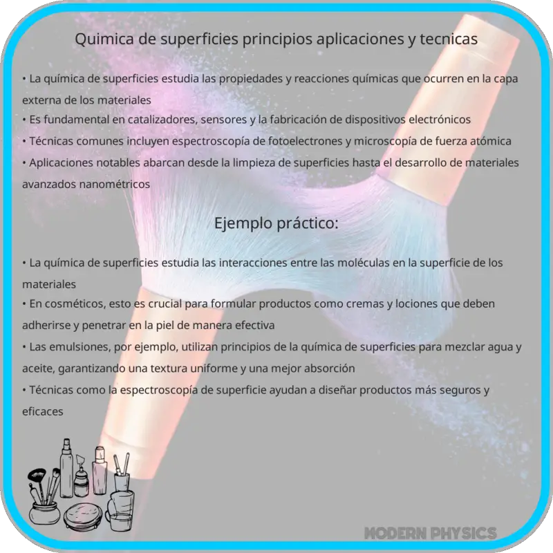 Química de Superficies | Principios, Aplicaciones y Técnicas