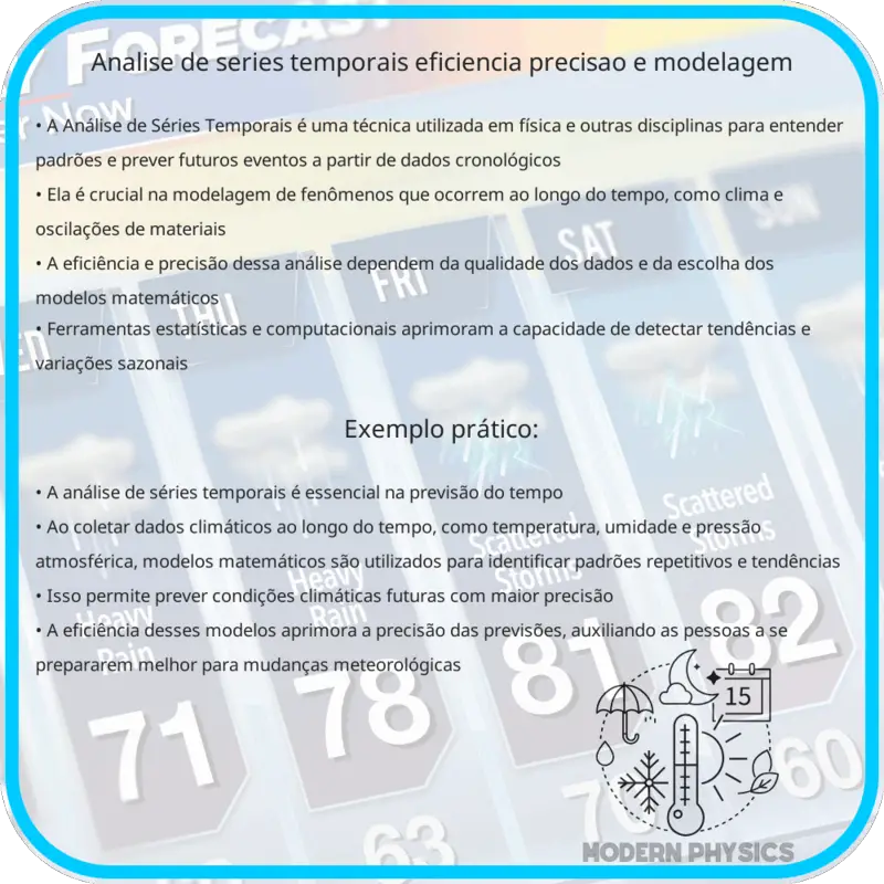 Análise de Séries Temporais | Eficiência, Precisão e Modelagem