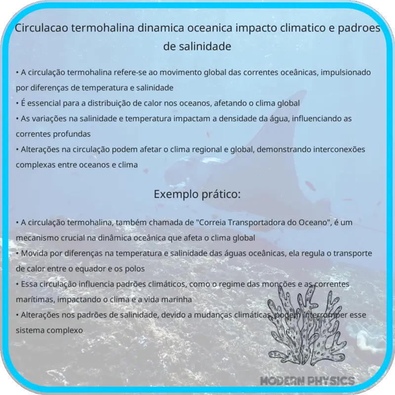 Circulação Termohalina | Dinâmica Oceânica, Impacto Climático e Padrões ...