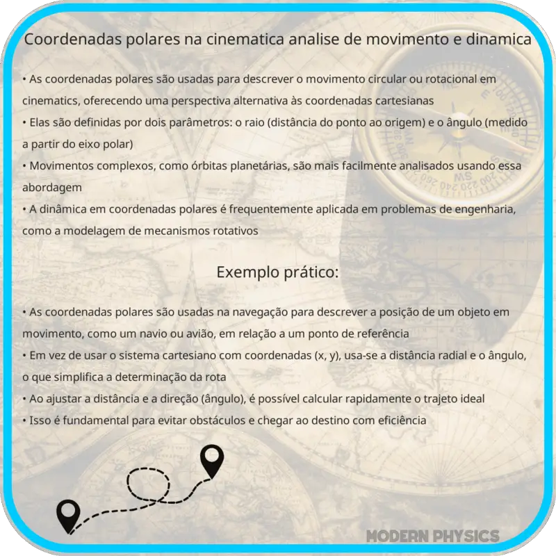 Coordenadas Polares na Cinemática | Análise de Movimento e Dinâmica