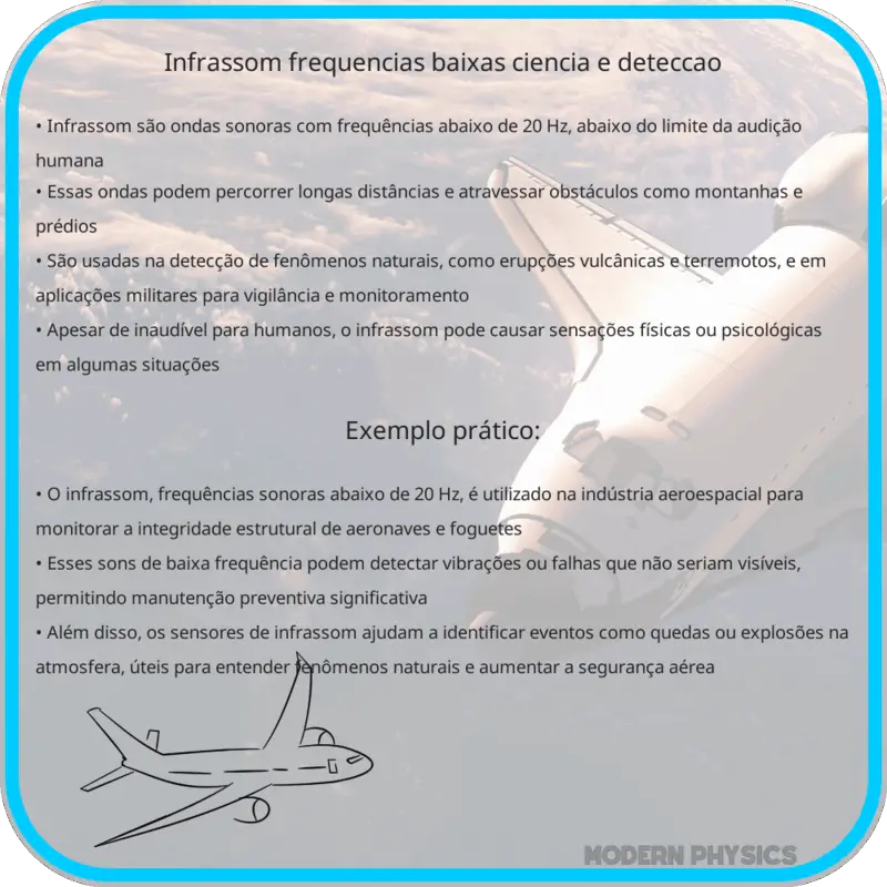 Infrassom | Frequências Baixas, Ciência e Detecção