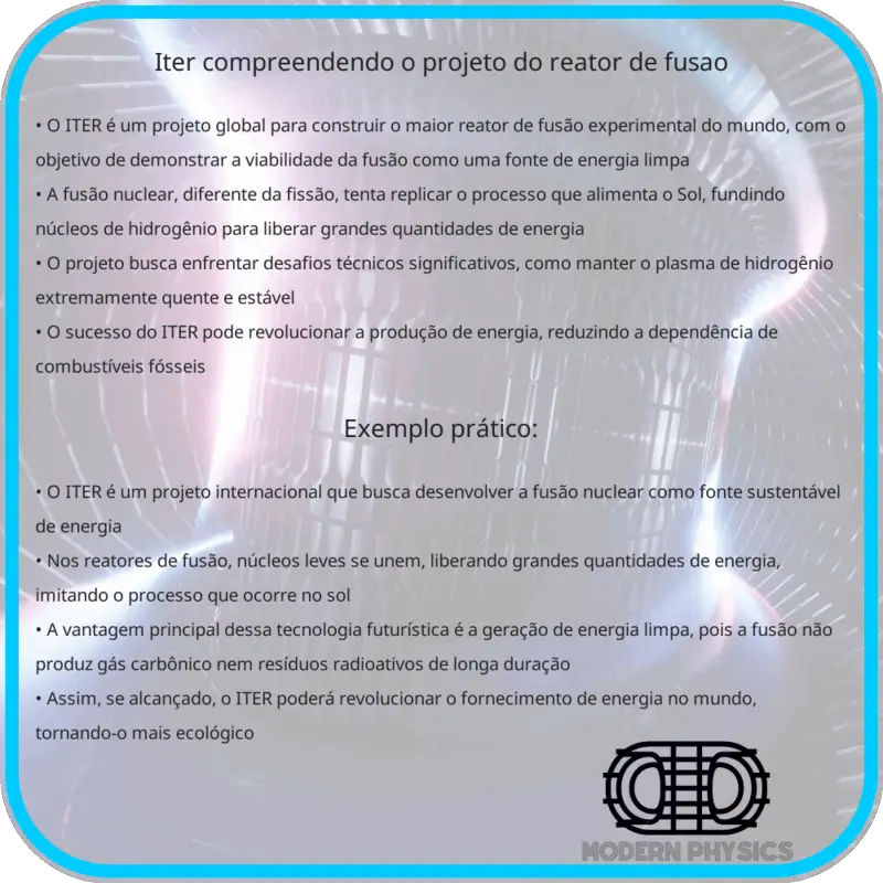 ITER | Compreendendo o Projeto do Reator de Fusão