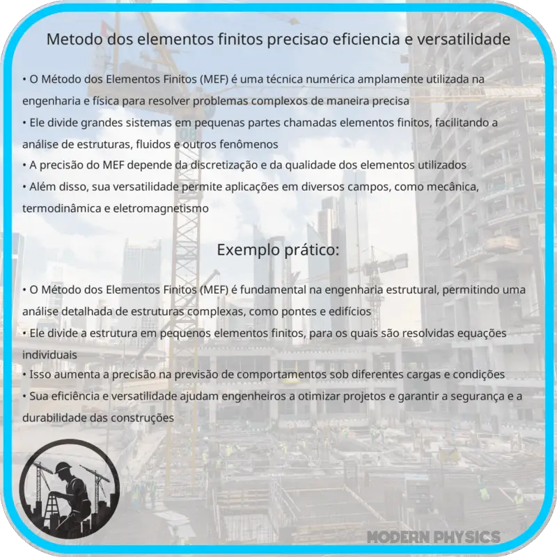 Método dos Elementos Finitos | Precisão, Eficiência e Versatilidade