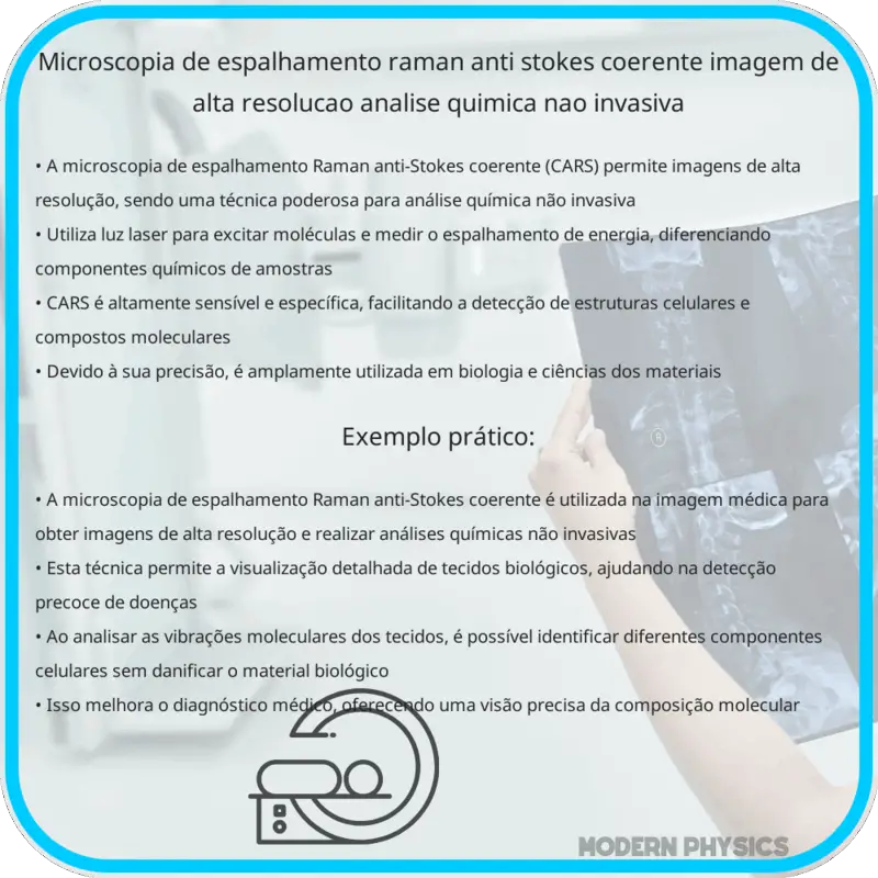 Microscopia de Espalhamento Raman Anti-Stokes Coerente | Imagem de Alta ...