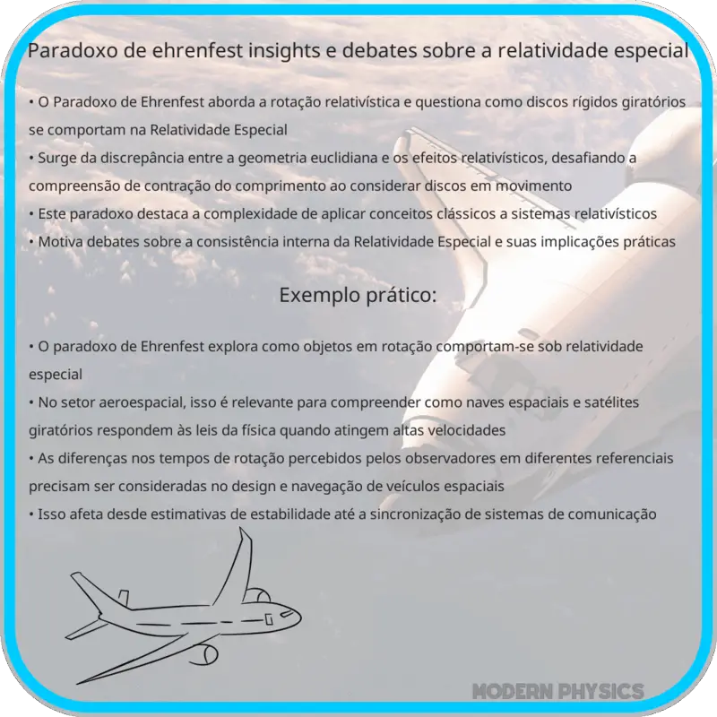 Paradoxo de Ehrenfest | Insights e Debates sobre a Relatividade Especial
