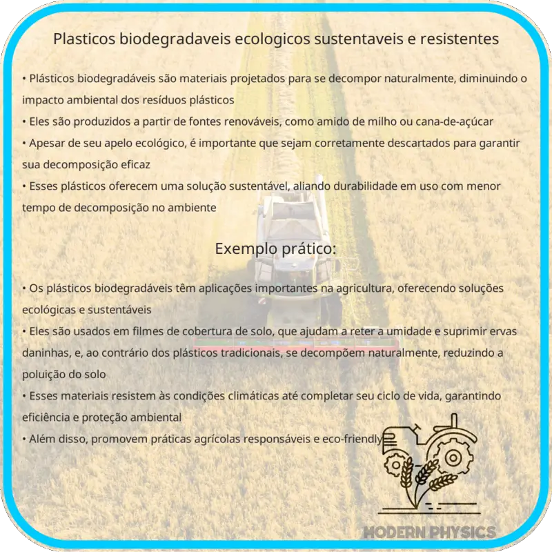 Plásticos Biodegradáveis | Ecológicos, Sustentáveis e Resistentes