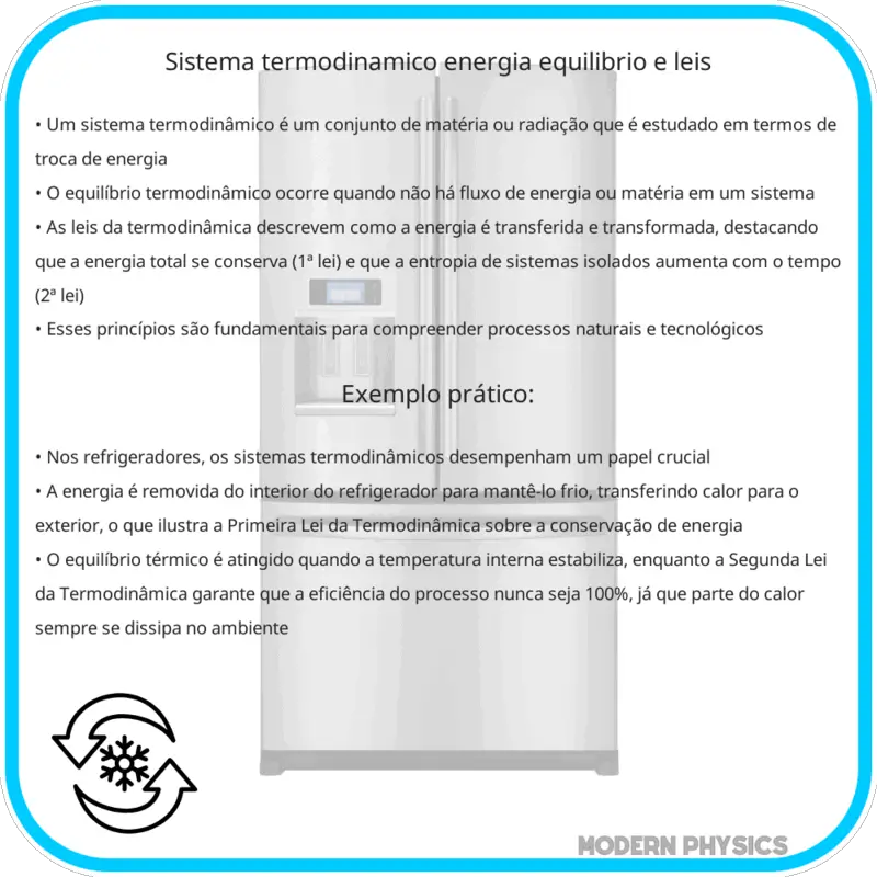 Sistema Termodinâmico: Energia, Equilíbrio e Leis