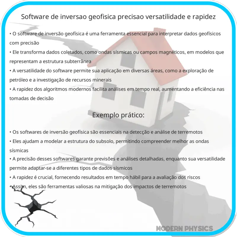 Software de Inversão Geofísica | Precisão, Versatilidade e Rapidez
