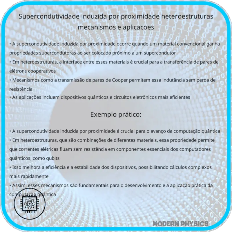 Supercondutividade Induzida por Proximidade: Heteroestruturas ...