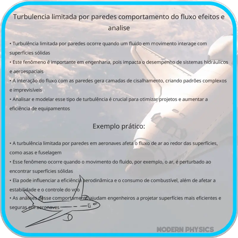 Turbulência Limitada por Paredes | Comportamento do Fluxo, Efeitos e ...